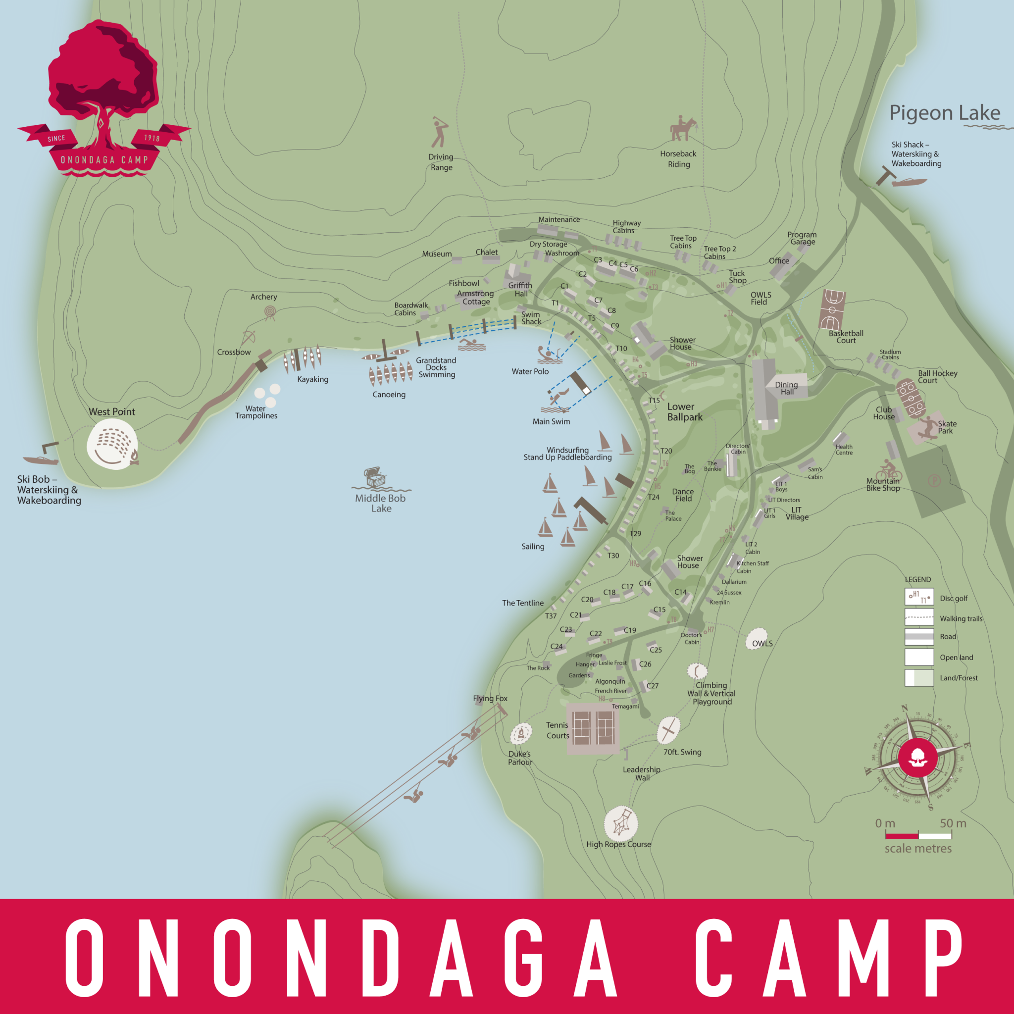 Camp Map | Onondaga Camp